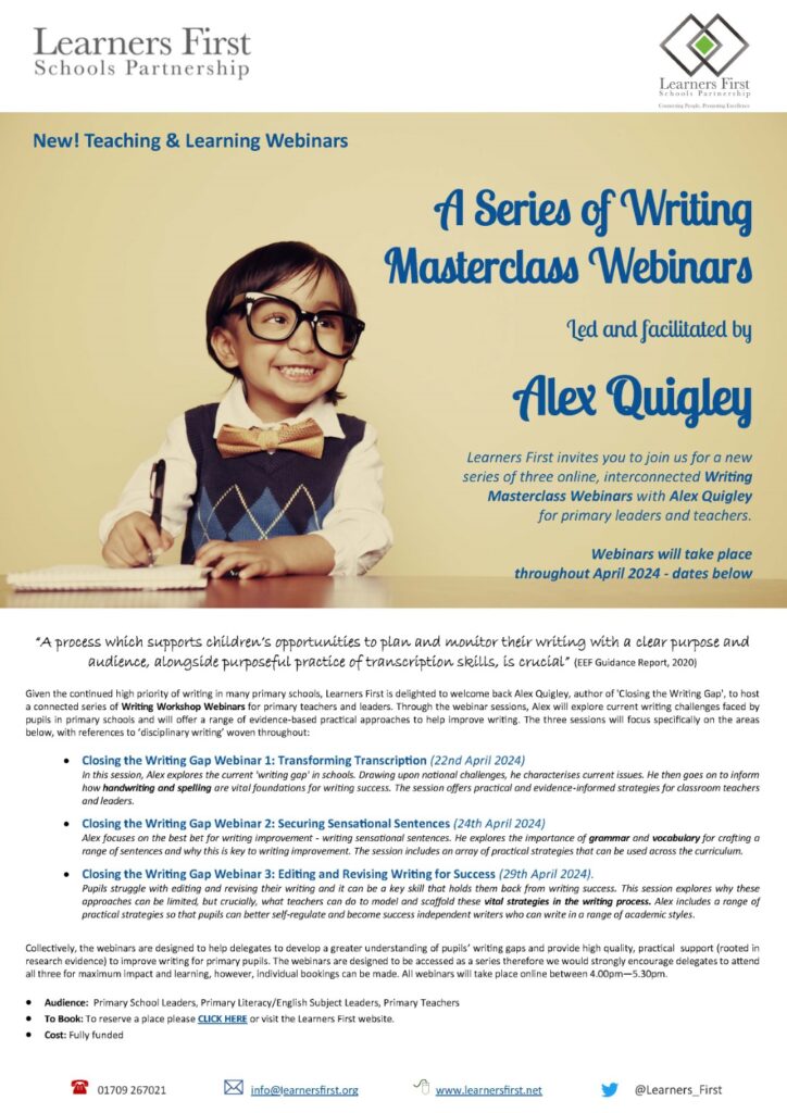 Professional Development Opportunities – Learners First